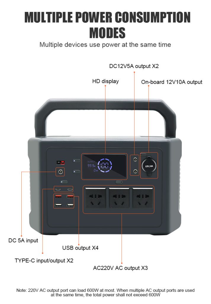 600W power station Lithium-ion battery pack - UBETTER